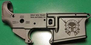 NFA Certified Short Barrel Rifle Engraving in San Antonio, TX by Gray ...